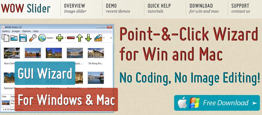 10+ Free jQuery Sliders For Designers and Developers Which They Must Consider