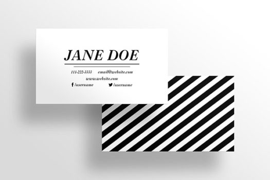 20+ Great Examples of Striped Business Card Designs | DesignDrizzle ...