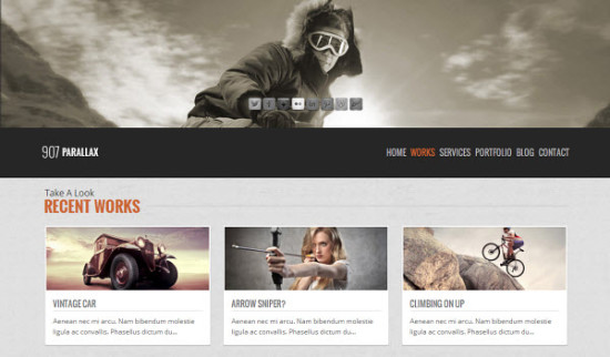 25 Simple and Eye-Catching Single-Page WordPress Themes | DesignDrizzle ...
