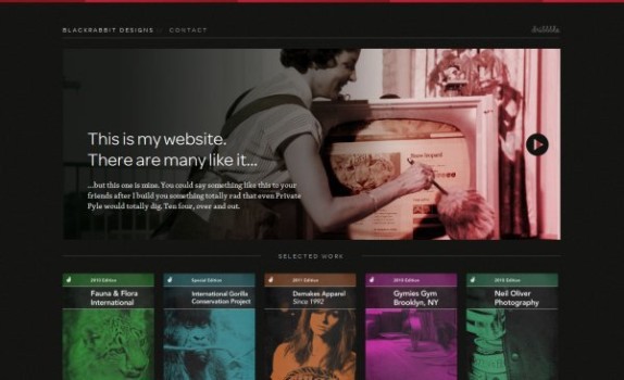 30 Amazing Examples of Dark Website Designs | DesignDrizzle | Free ...