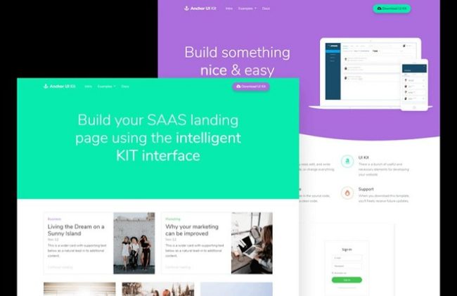 10+ Free Bootstrap 4 UI Kits | DesignDrizzle | Free Resources for Web ...