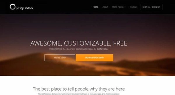30 Free Responsive Bootstrap Templates & Themes | DesignDrizzle | Free ...