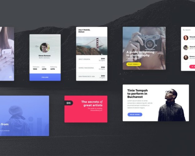 20+ Artistic Web UI Kits To Save Time and Money | DesignDrizzle | Free ...