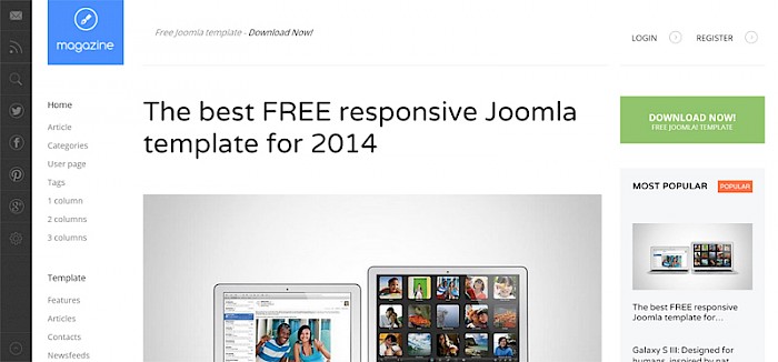 40+ Awesome Free Responsive Joomla Templates 2015 | DesignDrizzle ...