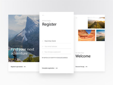 40 Stunning Sign Up Form Designs | DesignDrizzle | Free Resources for ...