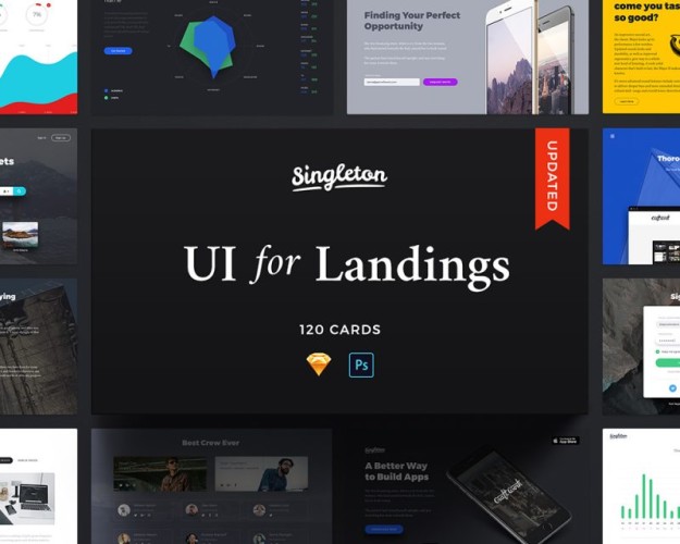 20+ Artistic Web UI Kits To Save Time and Money