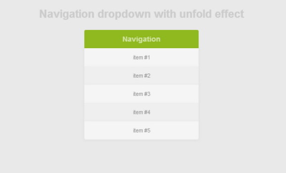 25 Free and Amazing Dropdown Menus in HTML5, jQuery and CSS3 ...
