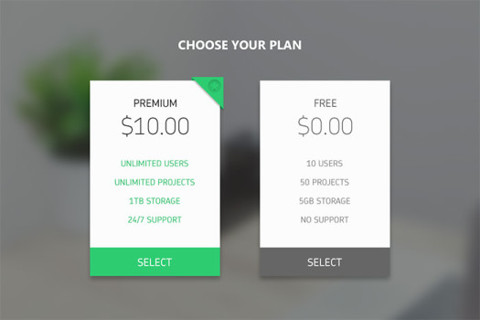 25 Creatively Designed Pricing Table Designs | DesignDrizzle | Free ...