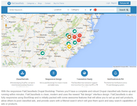 40 Best Responsive Drupal Bootstrap Themes 2017 Designdrizzle Free