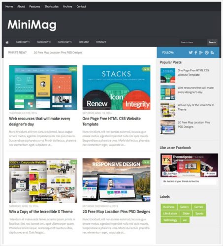 25+ Attractive Blogger Templates to Download [2018] | DesignDrizzle ...