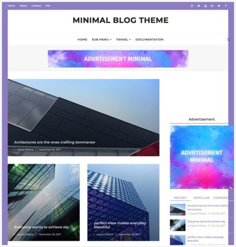 25+ Attractive Blogger Templates to Download [2018] | DesignDrizzle ...
