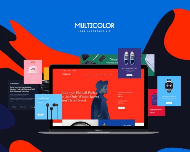 20+ Artistic Web UI Kits To Save Time and Money | DesignDrizzle | Free ...