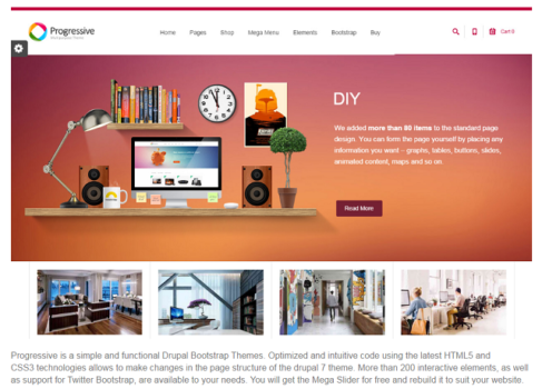40+ Best Responsive Drupal Bootstrap Themes 2017 | DesignDrizzle | Free ...
