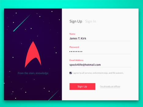 40 Stunning Sign Up Form Designs