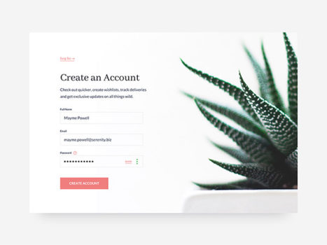 40 Stunning Sign Up Form Designs | DesignDrizzle | Free Resources for ...