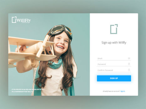 40 Stunning Sign Up Form Designs | DesignDrizzle | Free Resources for ...