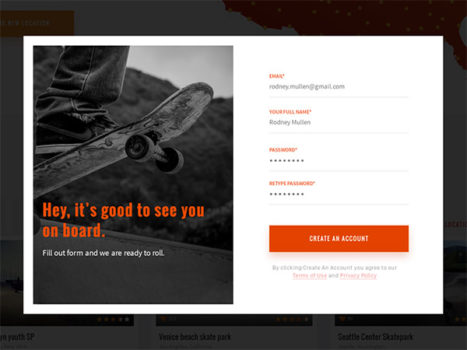 40 Stunning Sign Up Form Designs