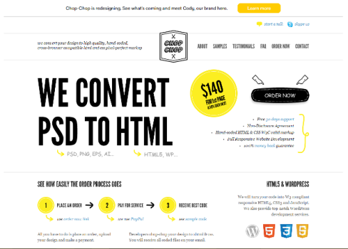 List of Top PSD To HTML5 Conversion Providers Revealed