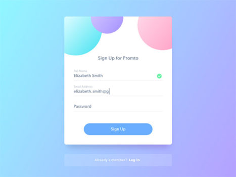 40 Stunning Sign Up Form Designs | DesignDrizzle | Free Resources for ...
