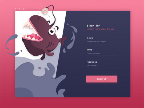 40 Stunning Sign Up Form Designs