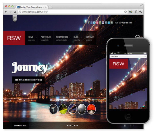 50 High-Quality and Stunning Premium Responsive WordPress Themes | DesignDrizzle | Free ...