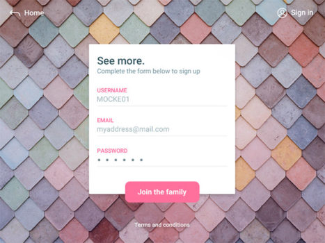 40 Stunning Sign Up Form Designs | DesignDrizzle | Free Resources for ...
