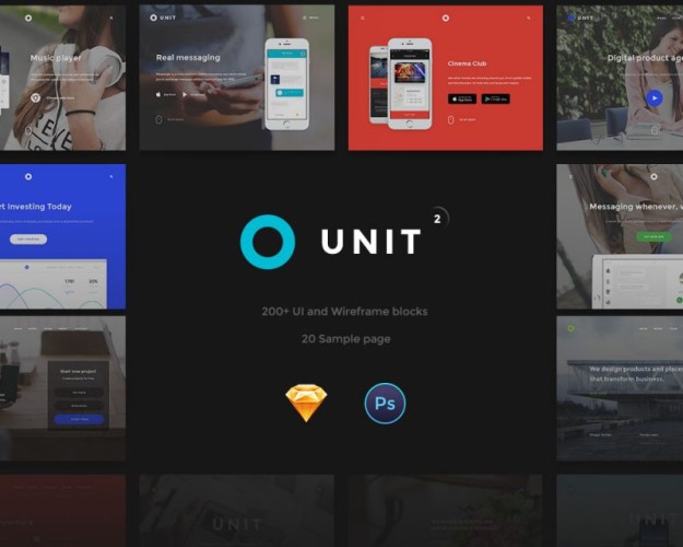 20+ Artistic Web UI Kits To Save Time and Money | DesignDrizzle | Free ...