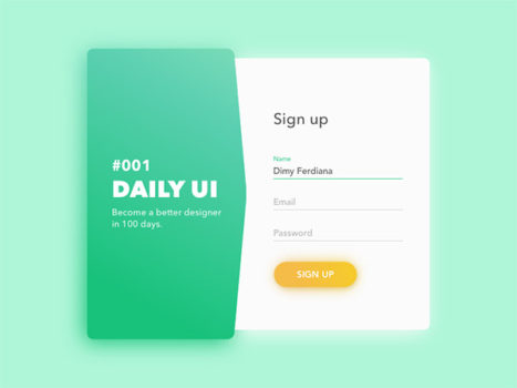 40 Stunning Sign Up Form Designs | DesignDrizzle | Free Resources for ...