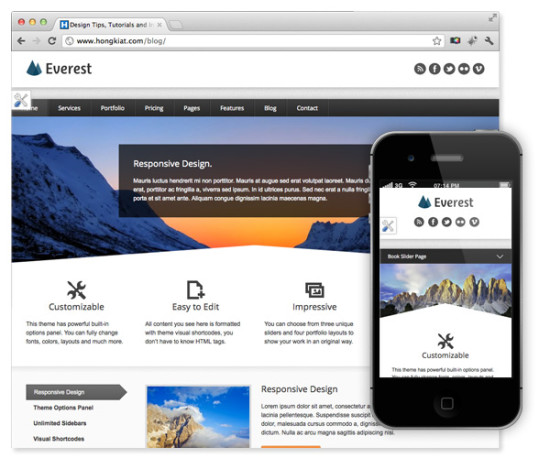 50 High-Quality and Stunning Premium Responsive WordPress Themes | DesignDrizzle | Free ...