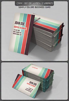 20+ Great Examples of Striped Business Card Designs | DesignDrizzle ...