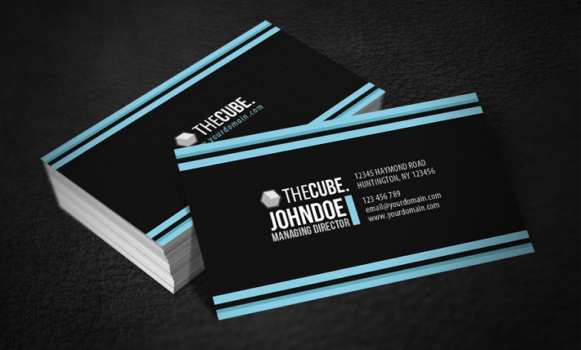 20+ Great Examples of Striped Business Card Designs | DesignDrizzle ...