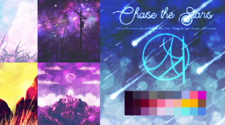 15 Free Procreate Color Schemes & Swatches to Simplify Your Color ...