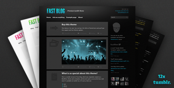30+ Visually-Appealing Free Tumblr Themes 2015 | DesignDrizzle | Free ...