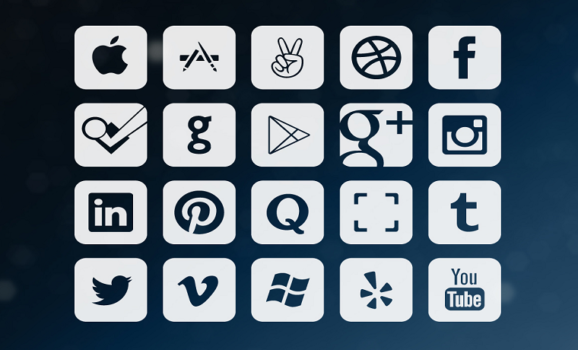 20 Free Modern Social Media Icons Sets | DesignDrizzle | Free Resources ...
