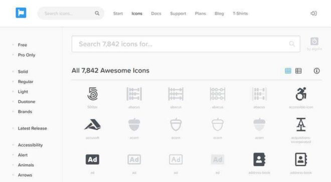 25+ Best Free Icon Fonts for UI Design [2025] | DesignDrizzle | Free ...