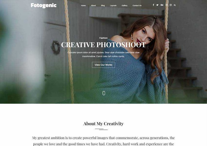 10+ Best Free WordPress Themes For Photographers | DesignDrizzle | Free ...