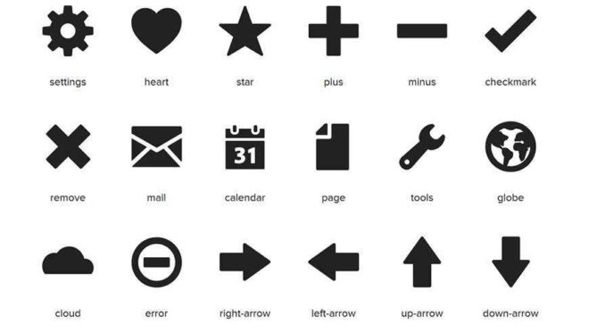 25+ Best Free Icon Fonts for UI Design [2025] | DesignDrizzle | Free ...