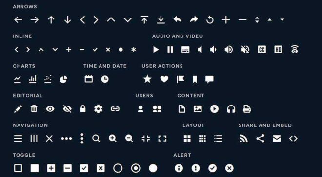 25+ Best Free Icon Fonts for UI Design [2025] | DesignDrizzle | Free ...