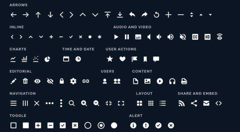25+ Best Free Icon Fonts for UI Design [2025] | DesignDrizzle | Free ...
