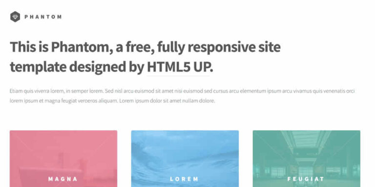 40+ Free Responsive Web Layout HTML Templates [2023] | DesignDrizzle ...