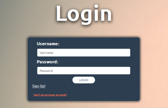 30+ Free HTML5 And CSS3 Login, Sign-Up Forms | DesignDrizzle | Free ...
