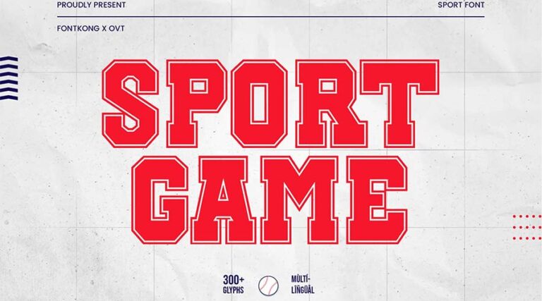 15+ Free Fonts Perfect for Sports Branding & Design | DesignDrizzle ...