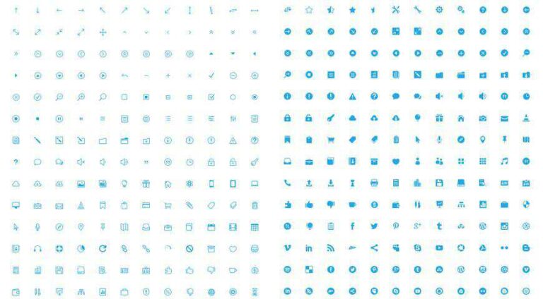 25+ Best Free Icon Fonts for UI Design [2025] | DesignDrizzle | Free ...