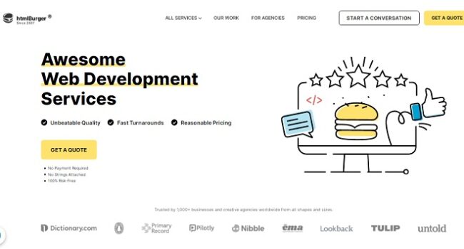 Top 10 PSD to HTML Conversion Service Providers | DesignDrizzle | Free ...