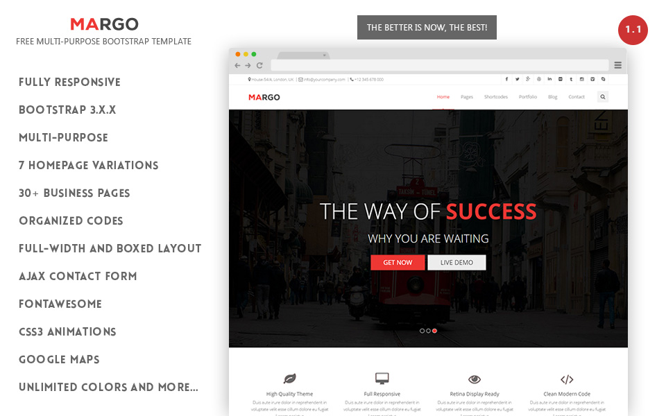 30 Free Bootstrap HTML5 Responsive Templates | DesignDrizzle | Free ...