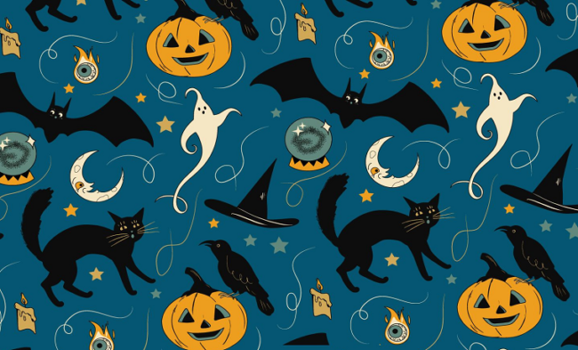 10 Free Vector Patterns For Halloween 2023 | DesignDrizzle | Free ...
